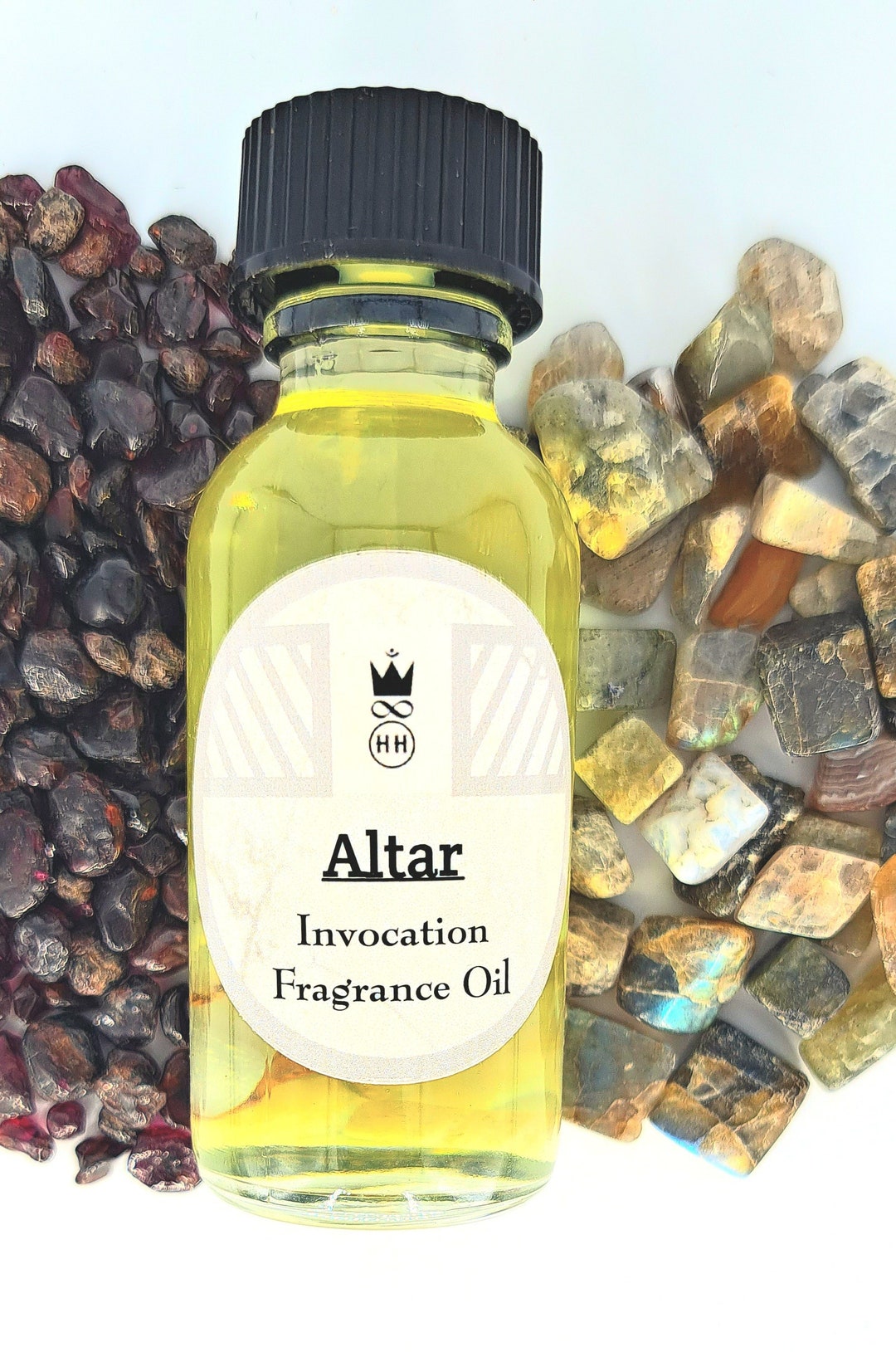 Hattie's House Altar Fragrance Oil With Crystal Chips - Etsy