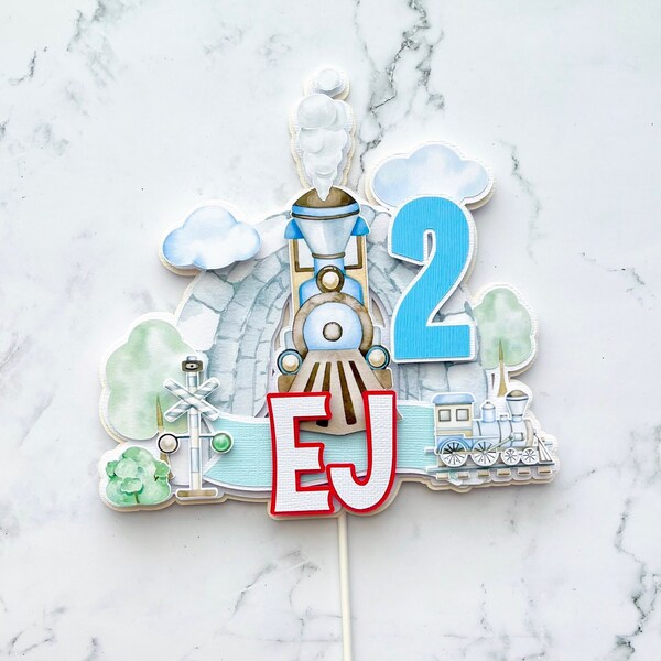 Train Cake Topper - Etsy