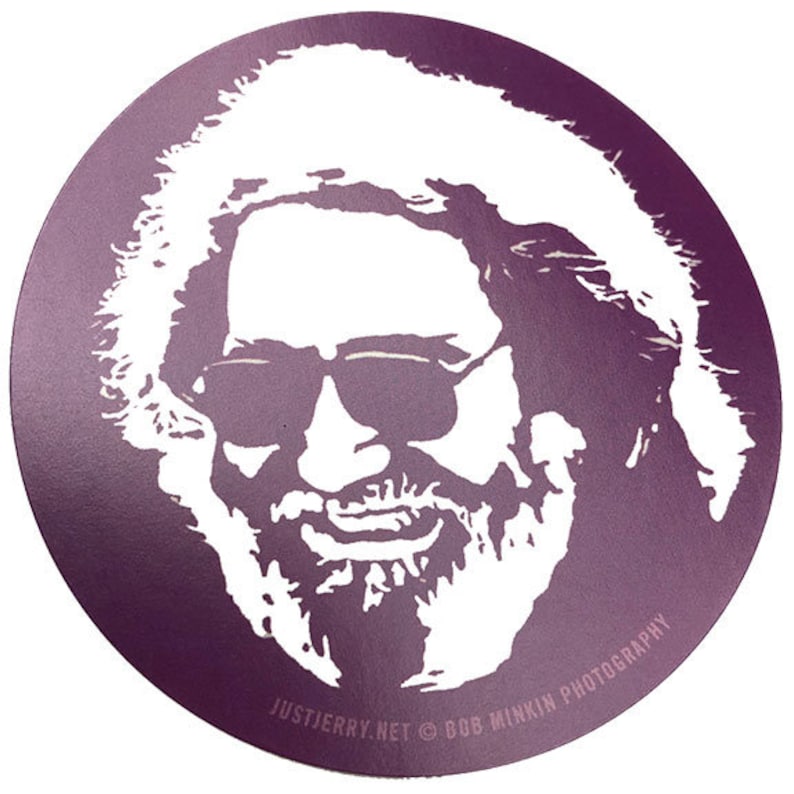 Jerry Garcia Stickers Pack of 10 Stickers - Etsy