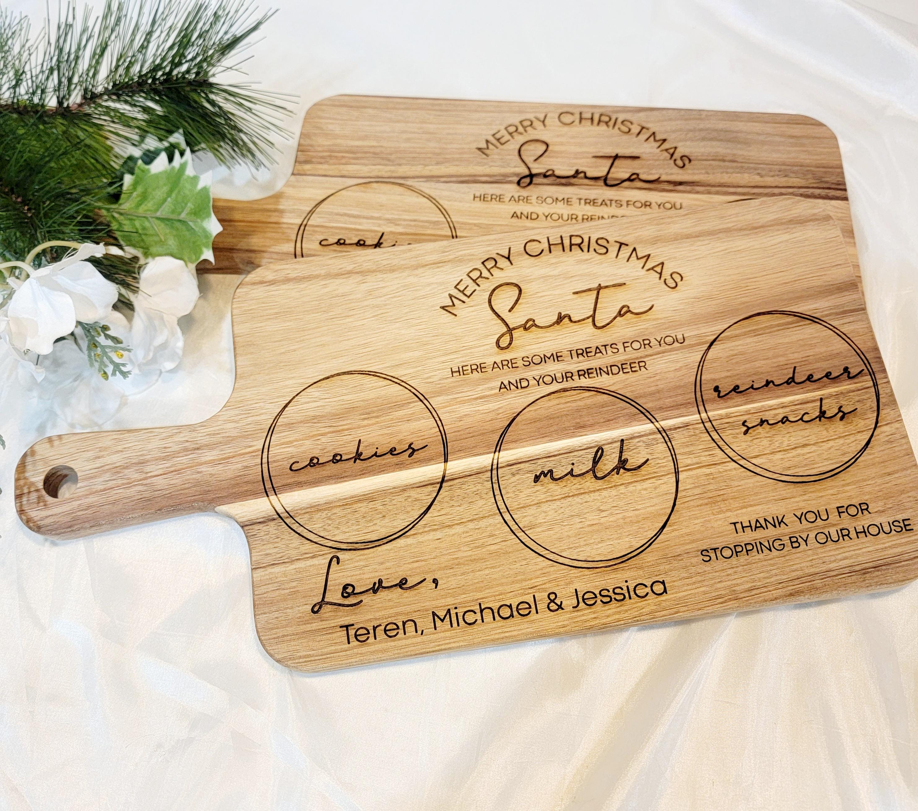 Personalized Santa Cookie Board, Christmas 2024, Custom Boards - Etsy