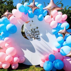 Gender Reveal Back Drop Sign. little Star How We Wonder What You Are ...