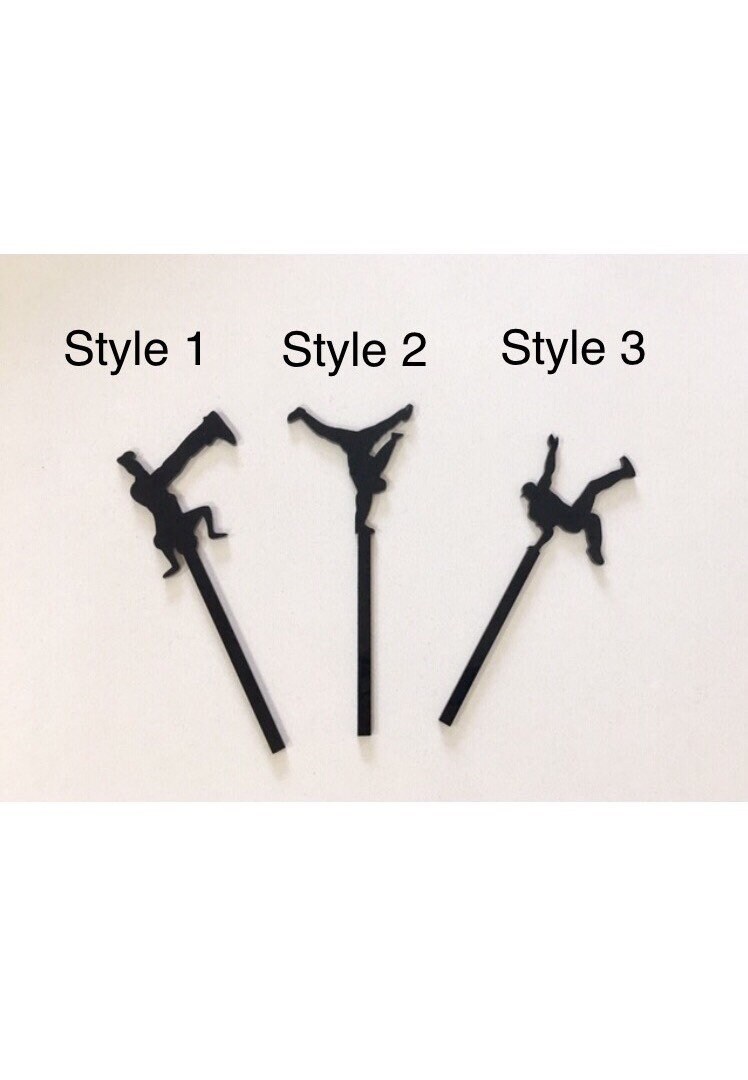 Cupcake topper 12pack 90's theme Break Dancers Run DMC | Etsy