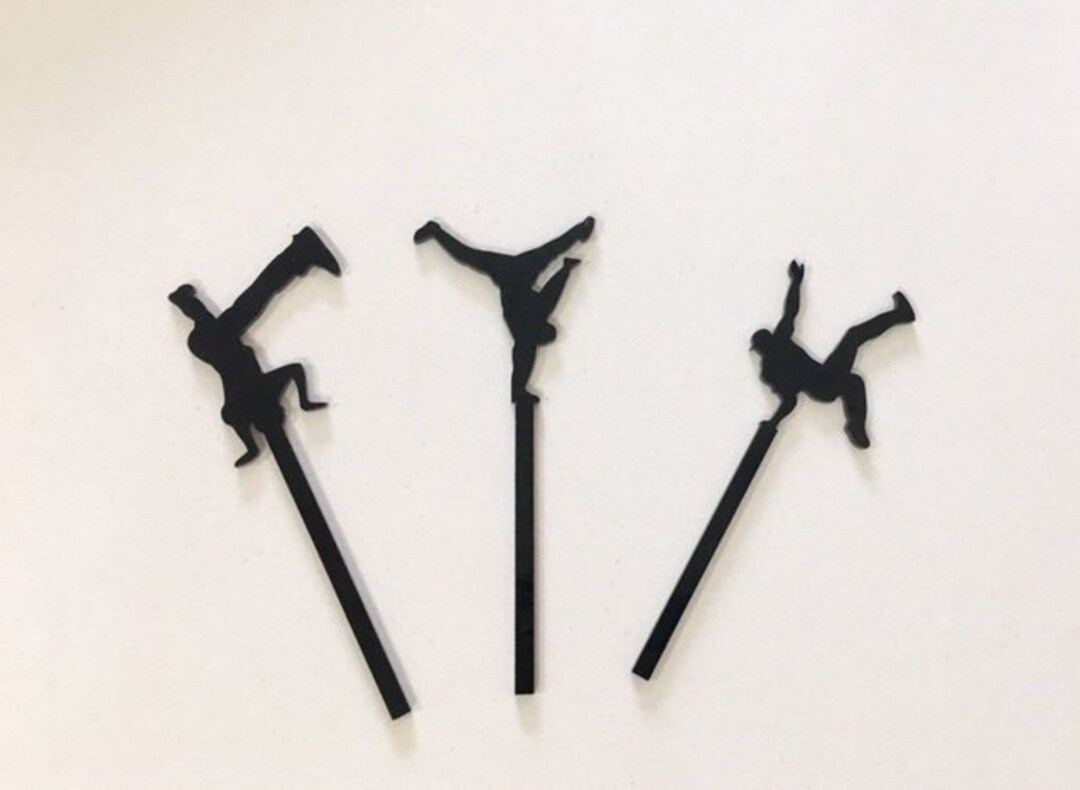 Cupcake Topper 12pack 90's Theme Break Dancers Run DMC Fresh-prince Hip ...