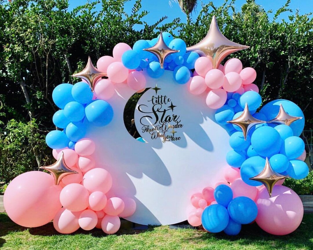 Gender Reveal Back Drop Sign. little Star How We Wonder What You Are ...