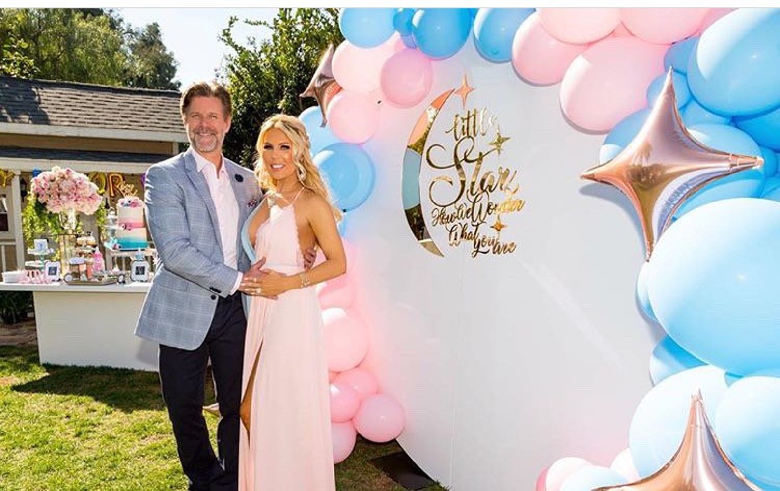 Gender Reveal Back Drop Sign. little Star How We Wonder - Etsy