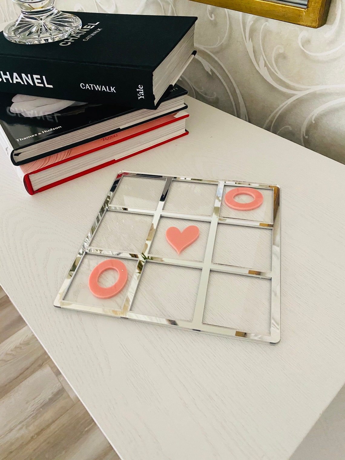 Acrylic Colored Tic Tac Toe Board Game Kids or Adult Lucite - Etsy