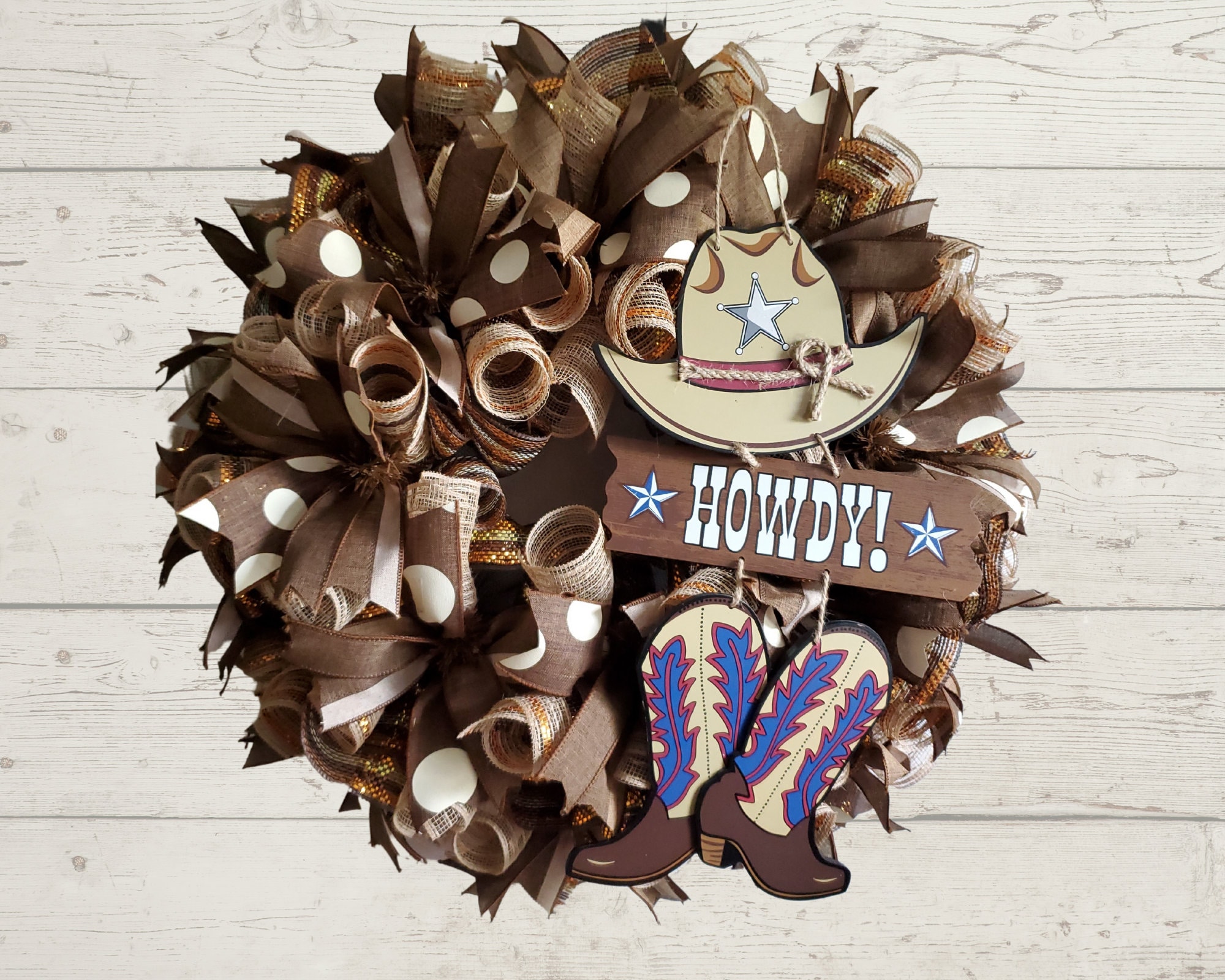 Cowboy Wreath Rustic Wreath Western Wreath Farmhouse | Etsy