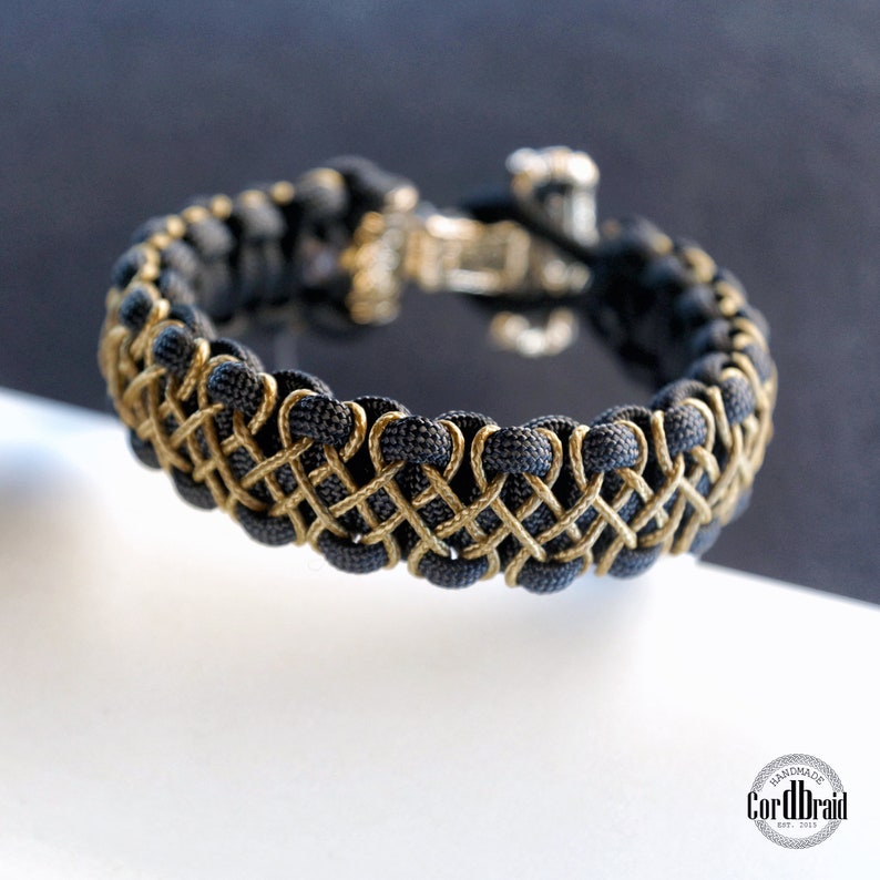 Cordbraid Viking Paracord Bracelet of the Extra Class - Thor Hammer ...