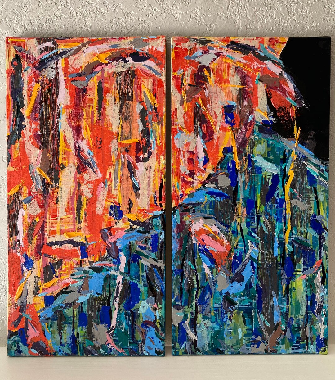 Untitled No. 98 | Original Colorful Abstract Painting | Expressionism ...