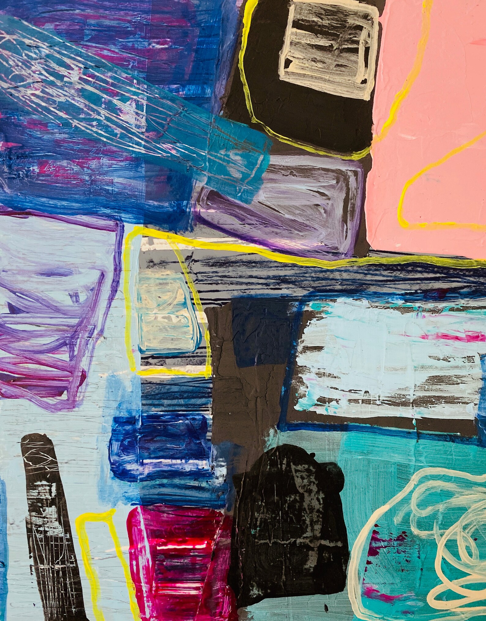 Untitled No. 57 | Original Colorful Abstract Painting | Expressionism ...