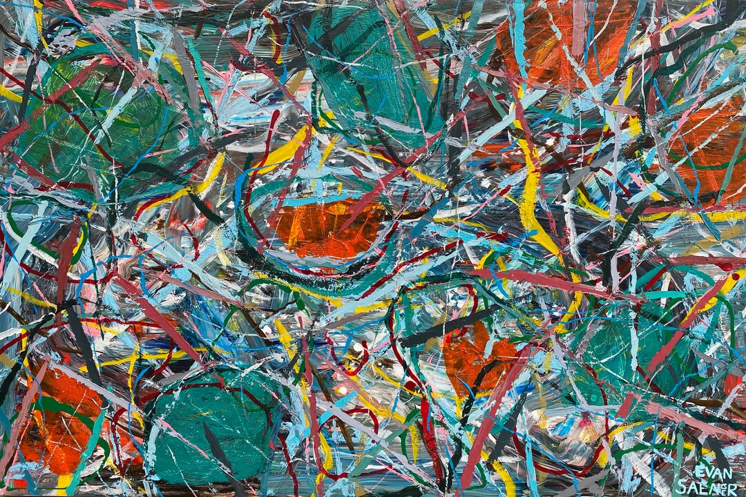 Untitled No. 110 | Original Colorful Abstract Painting | Expressionism ...