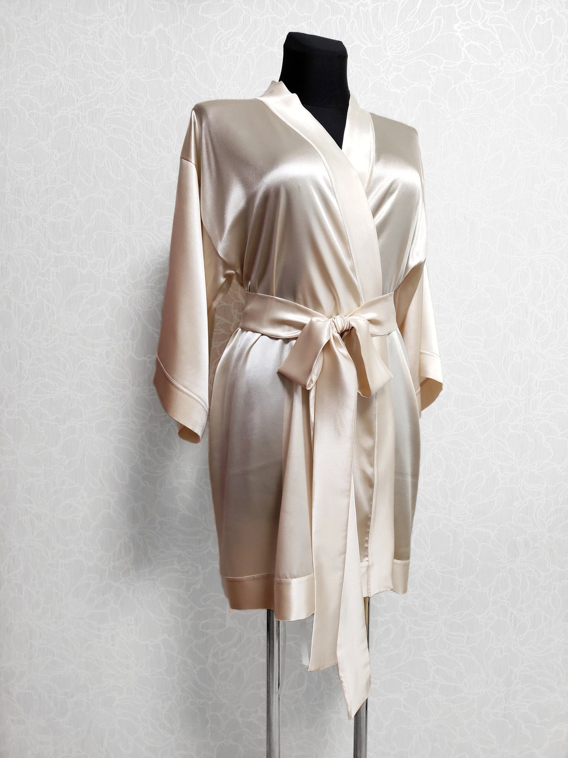 Mulberry silk bridesmaid robes 24 colors silk bridal robe | Etsy