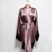 Pure Silk Robe Boudoir Robe Dressing Gown Floor Length - Etsy
