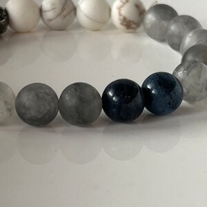 White Turquoise and Blue Natural Stone - Etsy