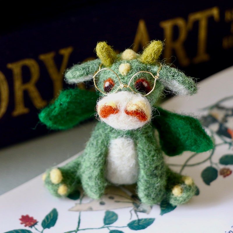 Needle Felted Dragon - Etsy