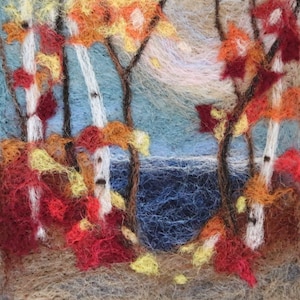 Wool Painting Tutorial - Needle Felting Instruction - Needle Felting ...