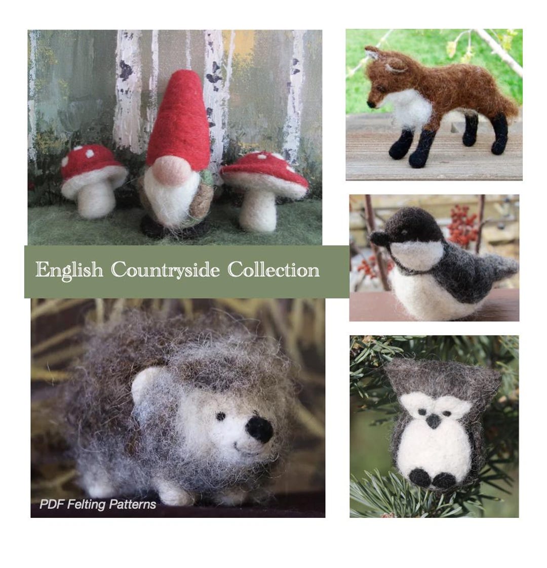 Needle Felting Pattern - Instant PDF Download - English Countryside ...