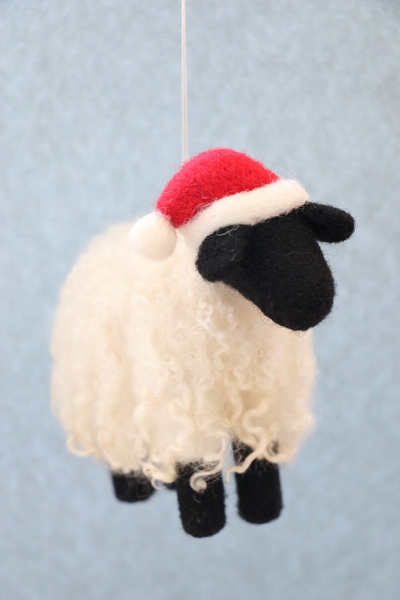 Sheep Needle Felting Pattern - PDF Download - Sheep Ornament - DIY ...