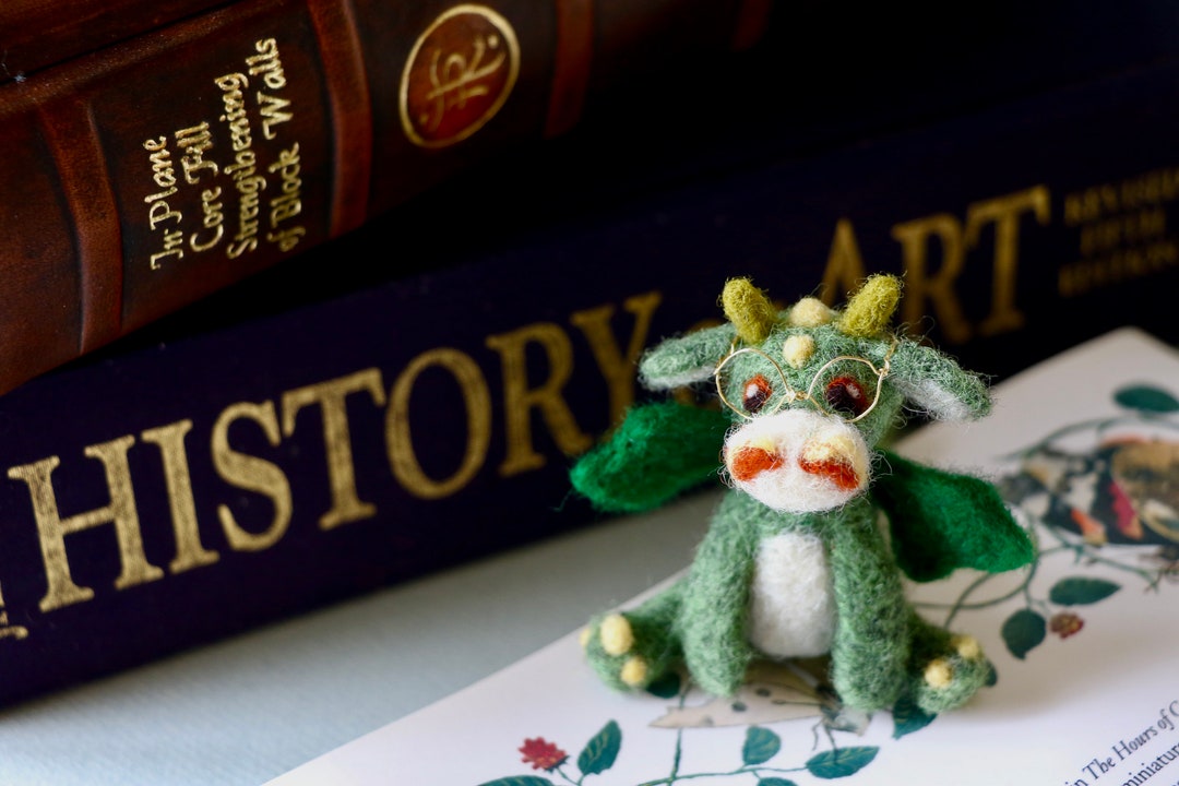 Dragon Needle Felting Pattern - Dragon- Mini Dragon - Book Dragon - PDF ...