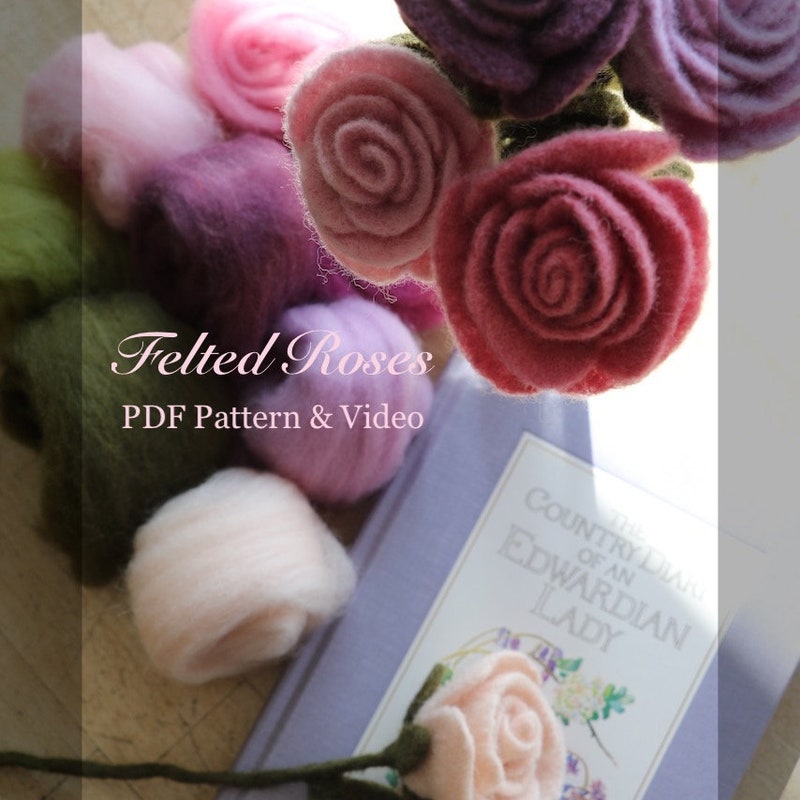 Needle Felted Flower - Etsy