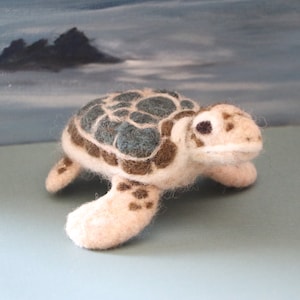 Needle Felting Pattern - Turtle - Great Barrier Reef - DIY Craft ...