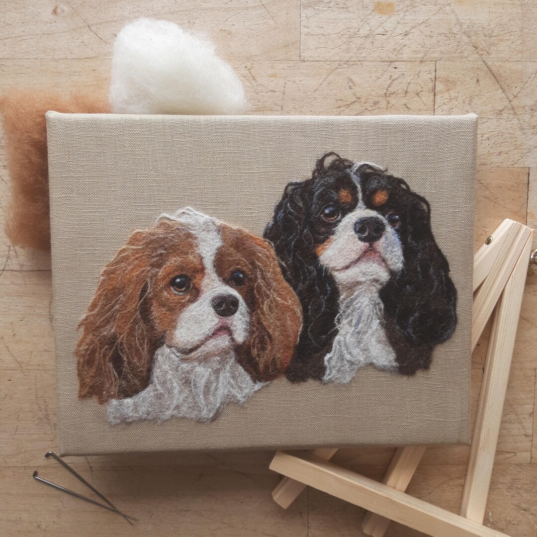 Painting With Wool Pet Portraits Mini Course, PDF, Instant Digital ...