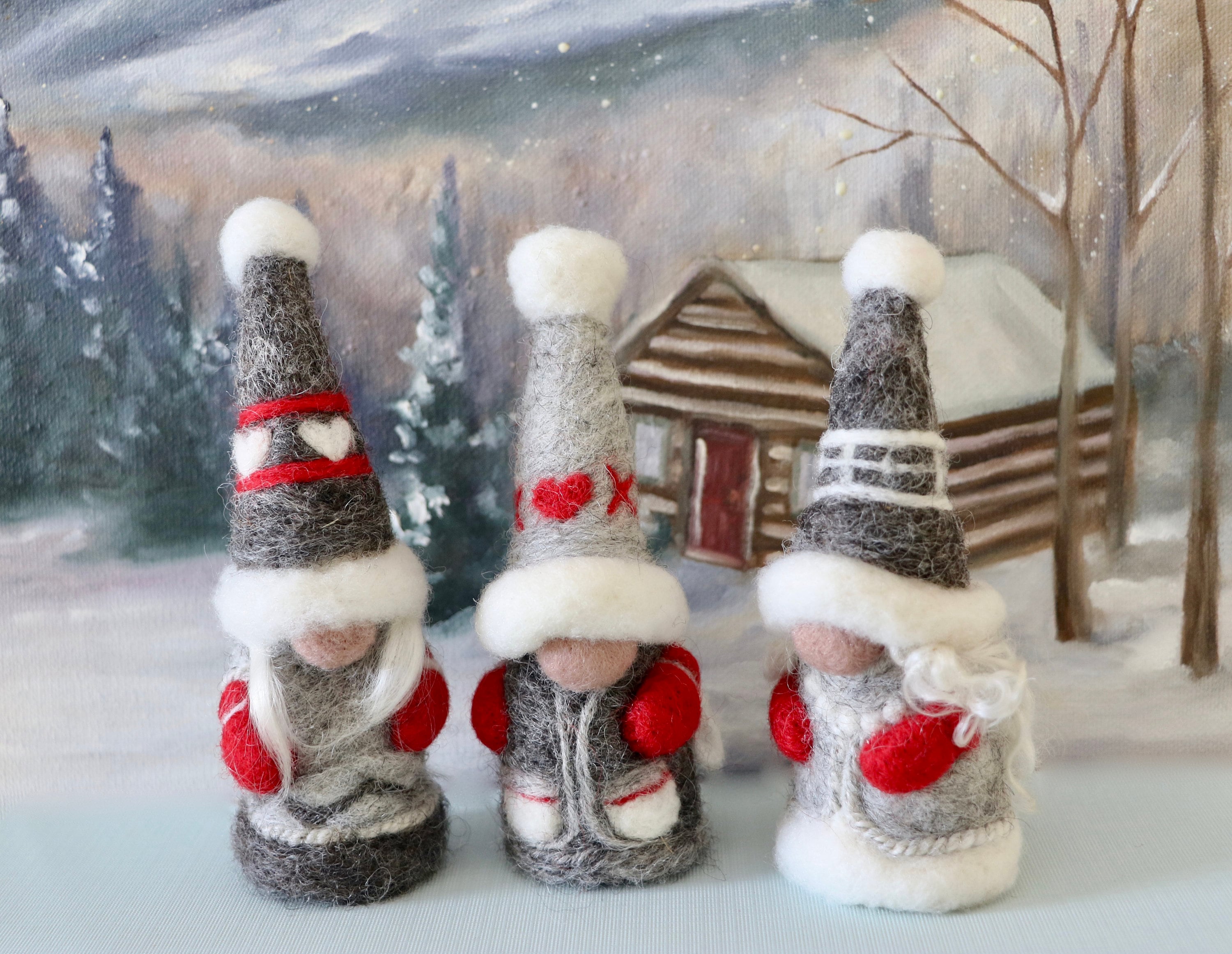 Needle Felting - Gnomes - Felt Gnome Tutorial - PDF Digital Download ...