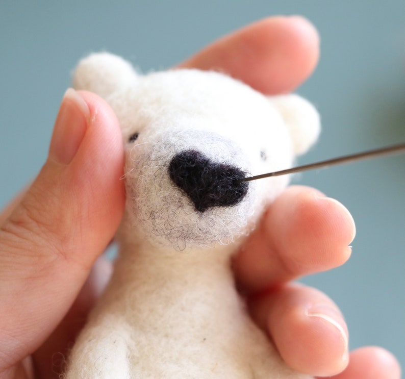 Needle Felting Pattern - Beginner Felting, Canadian Wool, Felted ...