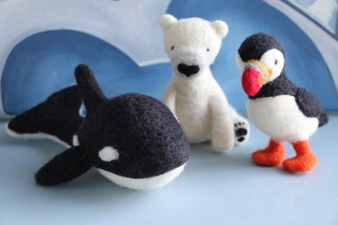 Needle Felting Pattern - Beginner Felting, Canadian Wool, Felted ...