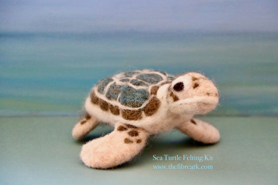 Needle Felting Pattern - Turtle - Great Barrier Reef - DIY Craft ...