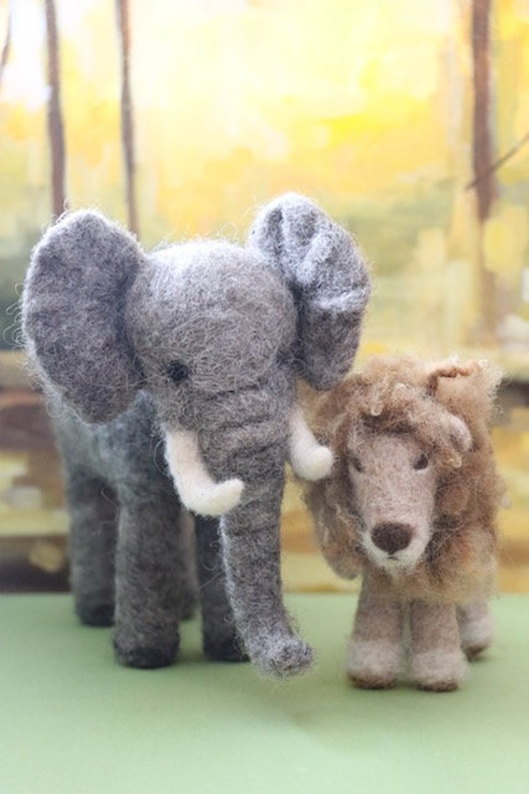 Needle Felting Pattern - Animal Bundle Digital Download - Lion ...