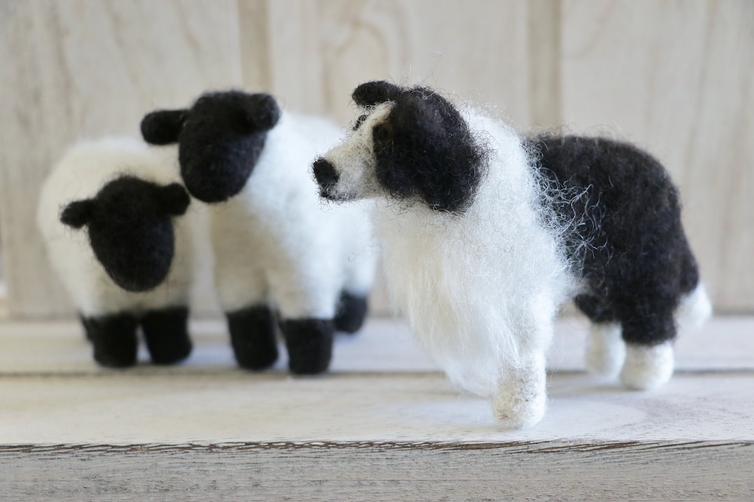 Border Collie Needle Felting Pattern - Needle Felting Lesson - DIY ...