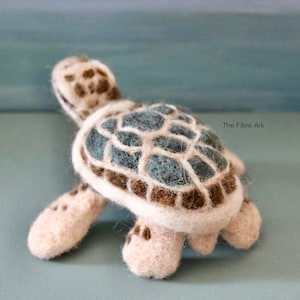 Needle Felting Pattern - Turtle - Great Barrier Reef - DIY Craft ...