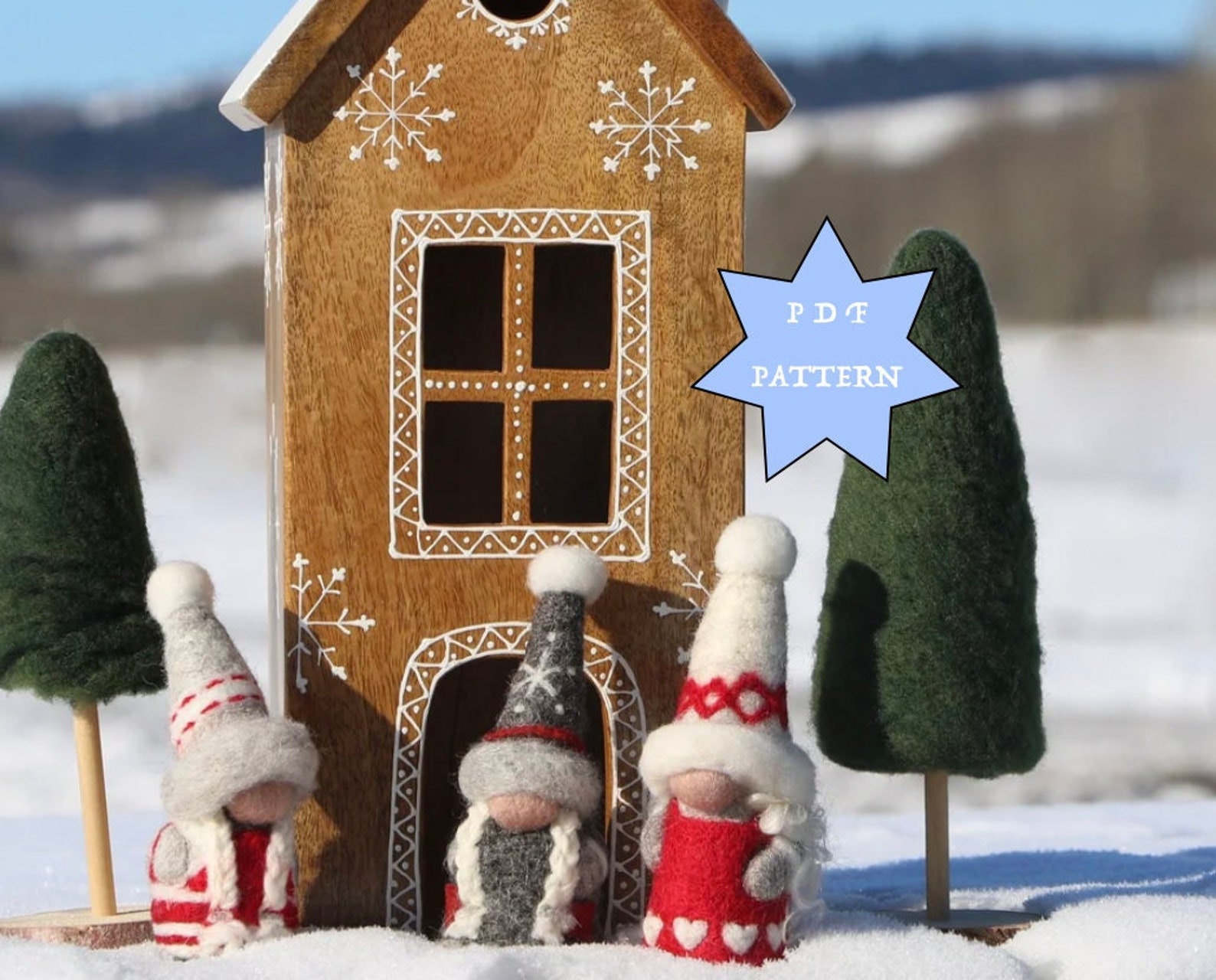 Needle Felting - Gnomes - Felt Gnome Tutorial - PDF Digital Download ...