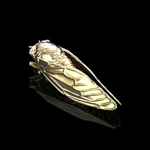 Bronze Cicada Necklace Pendant, Cicada Jewelry, Bug Jewelry, Insect ...