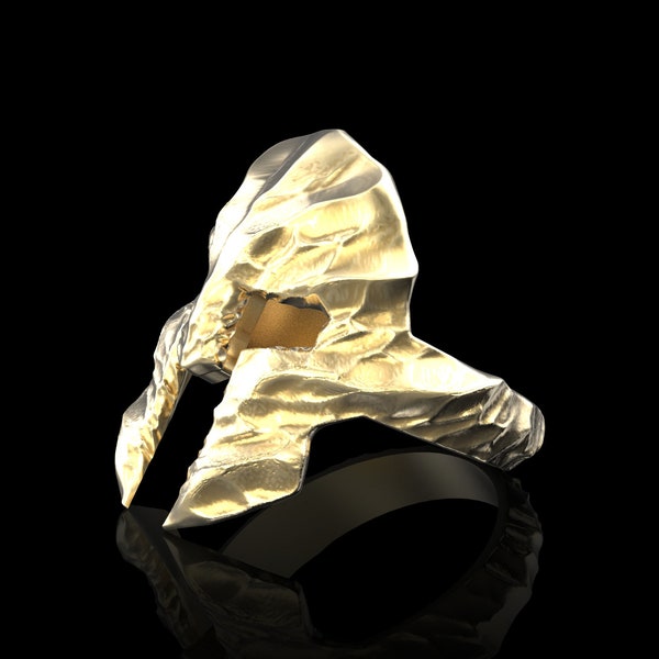 Helmet Ring - Etsy