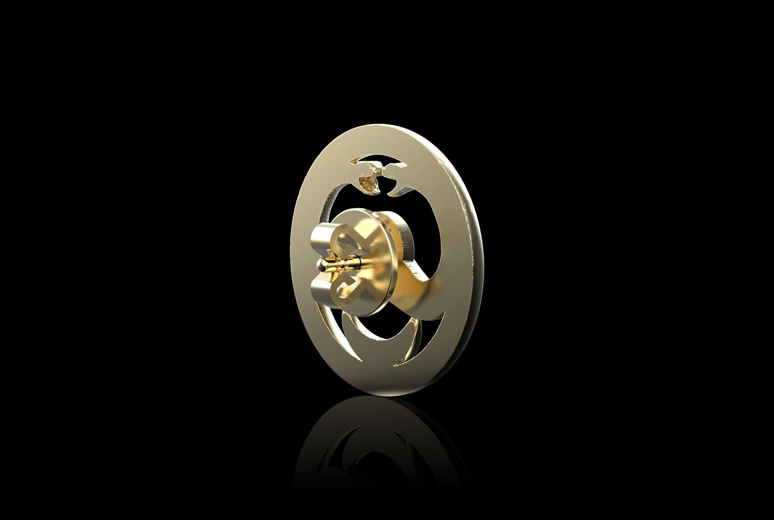 Bronze Thulsa Doom Snake Symbol Lapel Pin, Conan the Barbarian Arnold ...