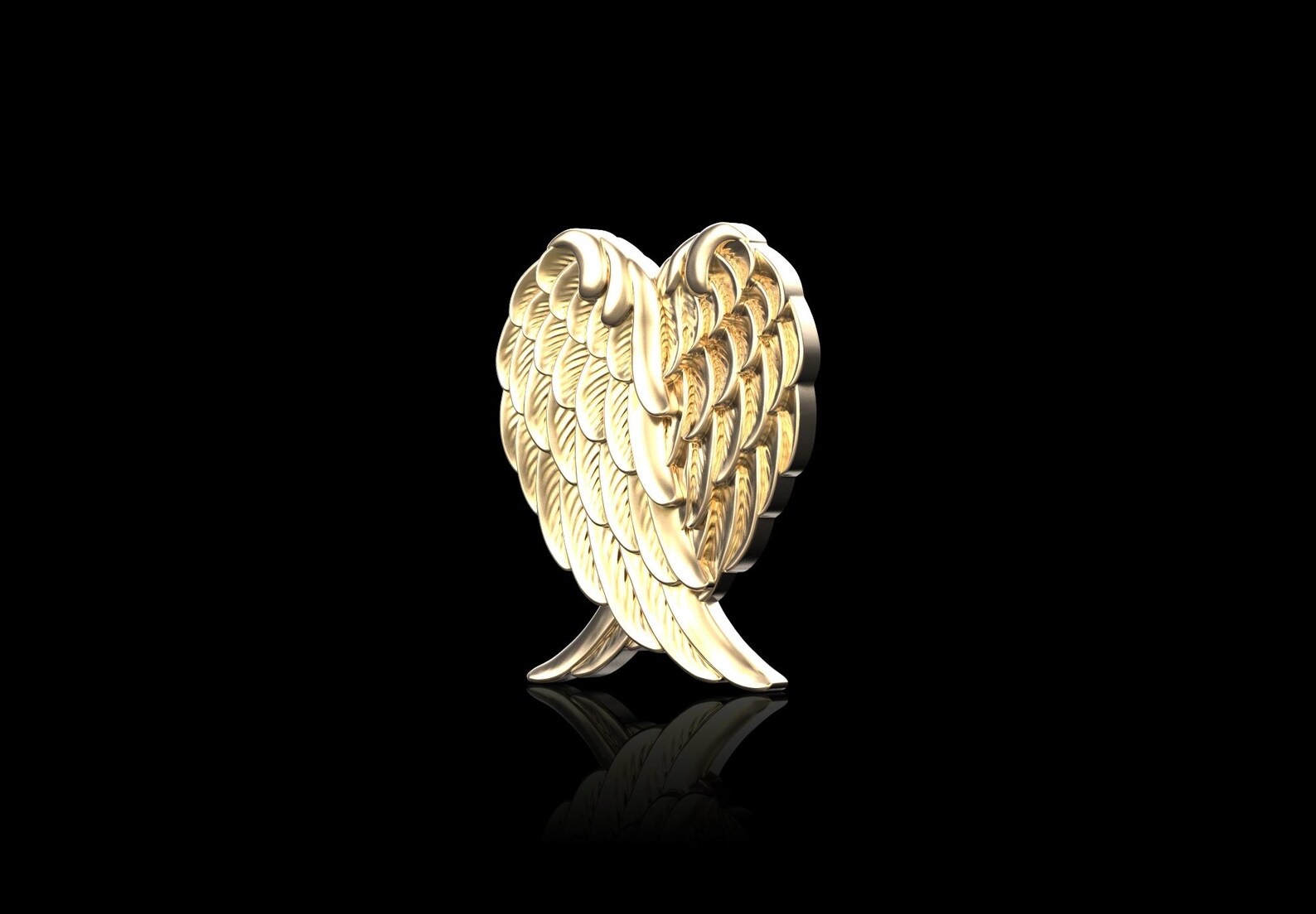 Bronze Angel Wings Lapel Pin, Guardian Angel Wing Men Brooch, Religious ...