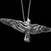 Sterling Silver Winged Bald Eagle Pendant Thunderbird - Etsy