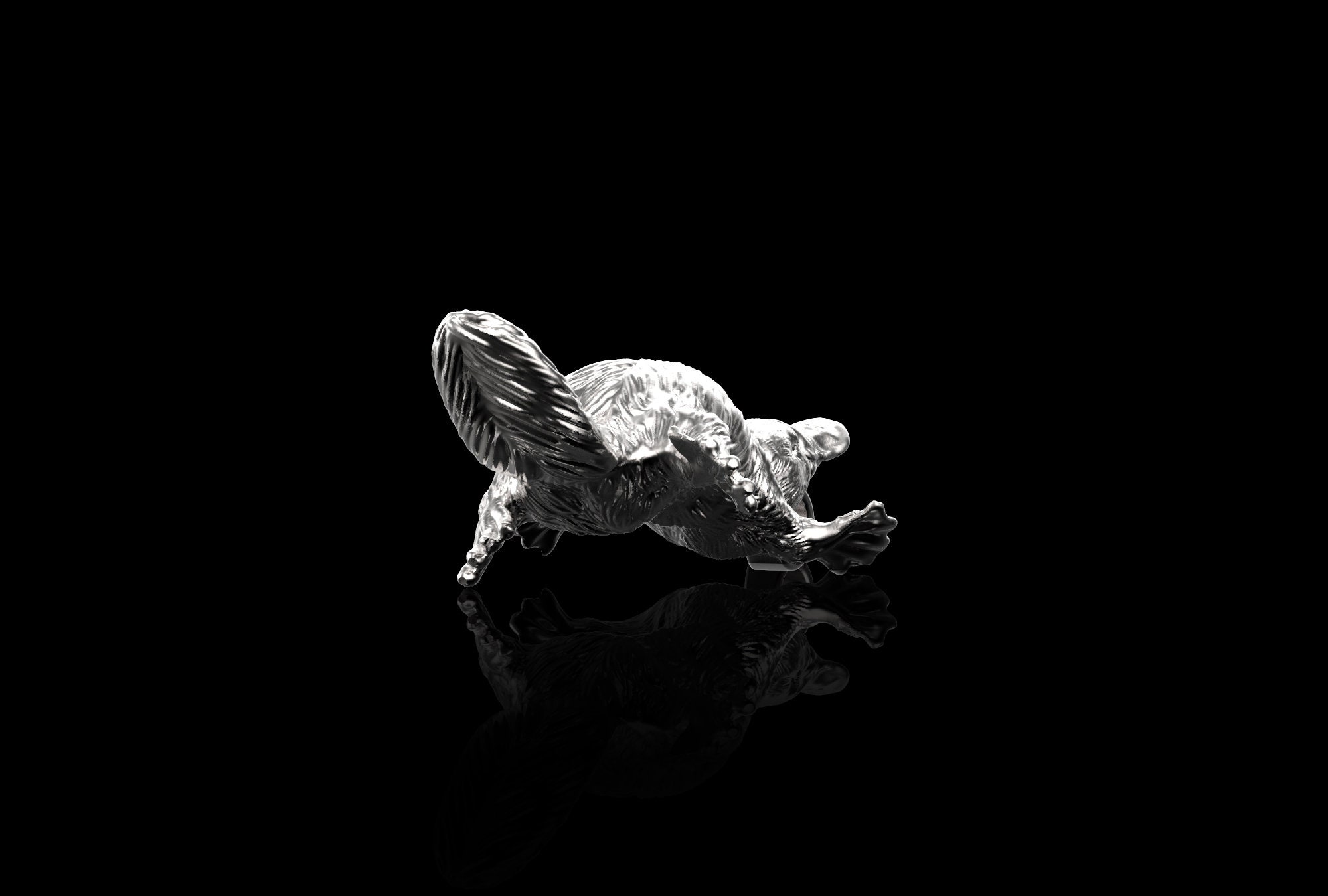 Steling Silver Solid Platypus Necklace Pendant Platypus Charm Jewelry ...
