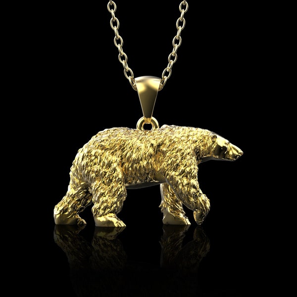 Gold Jewelry Bear - Etsy