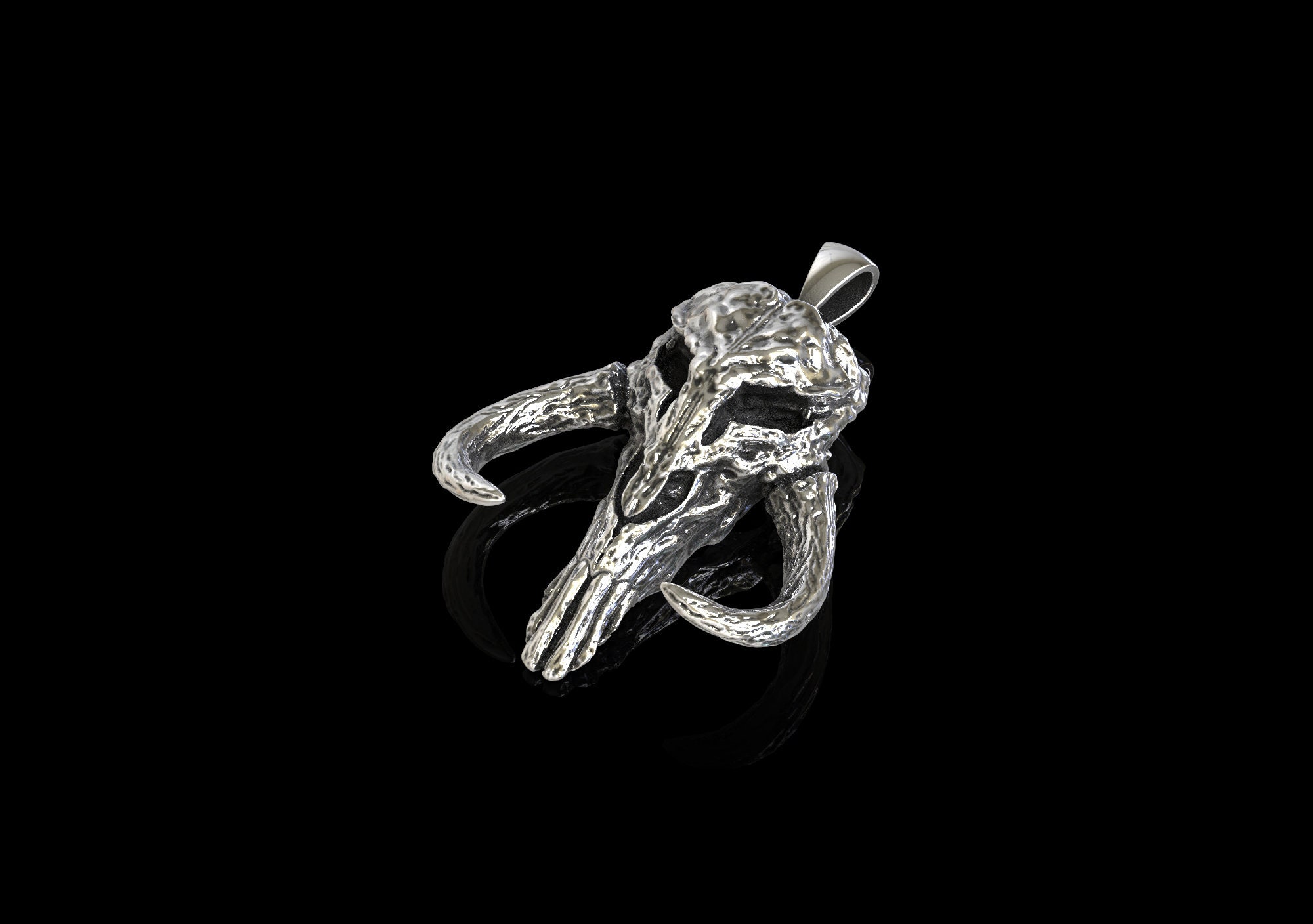 Sterling Silver Star Wars Mythosaur Pendant Necklace, the Mandalorian ...