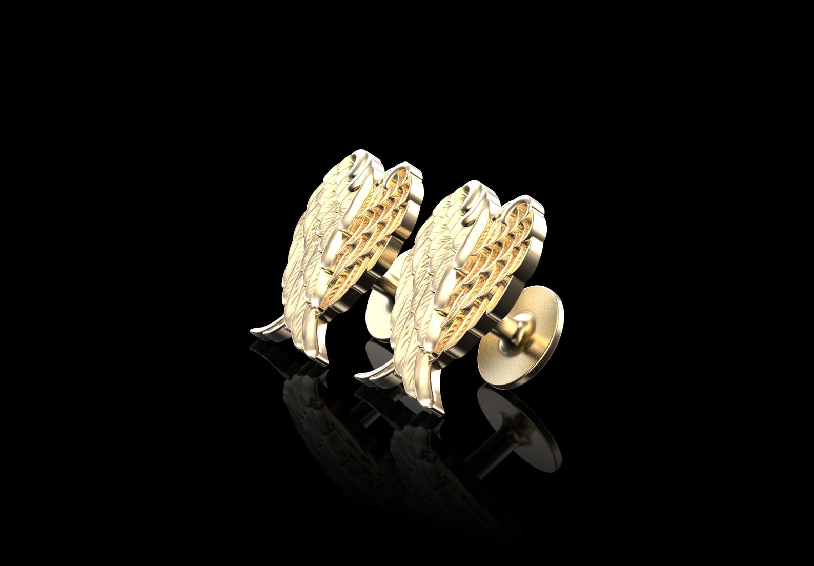Bronze Angel Wings Cufflinks, Guardian Angel Wing Jewelry, Religious ...