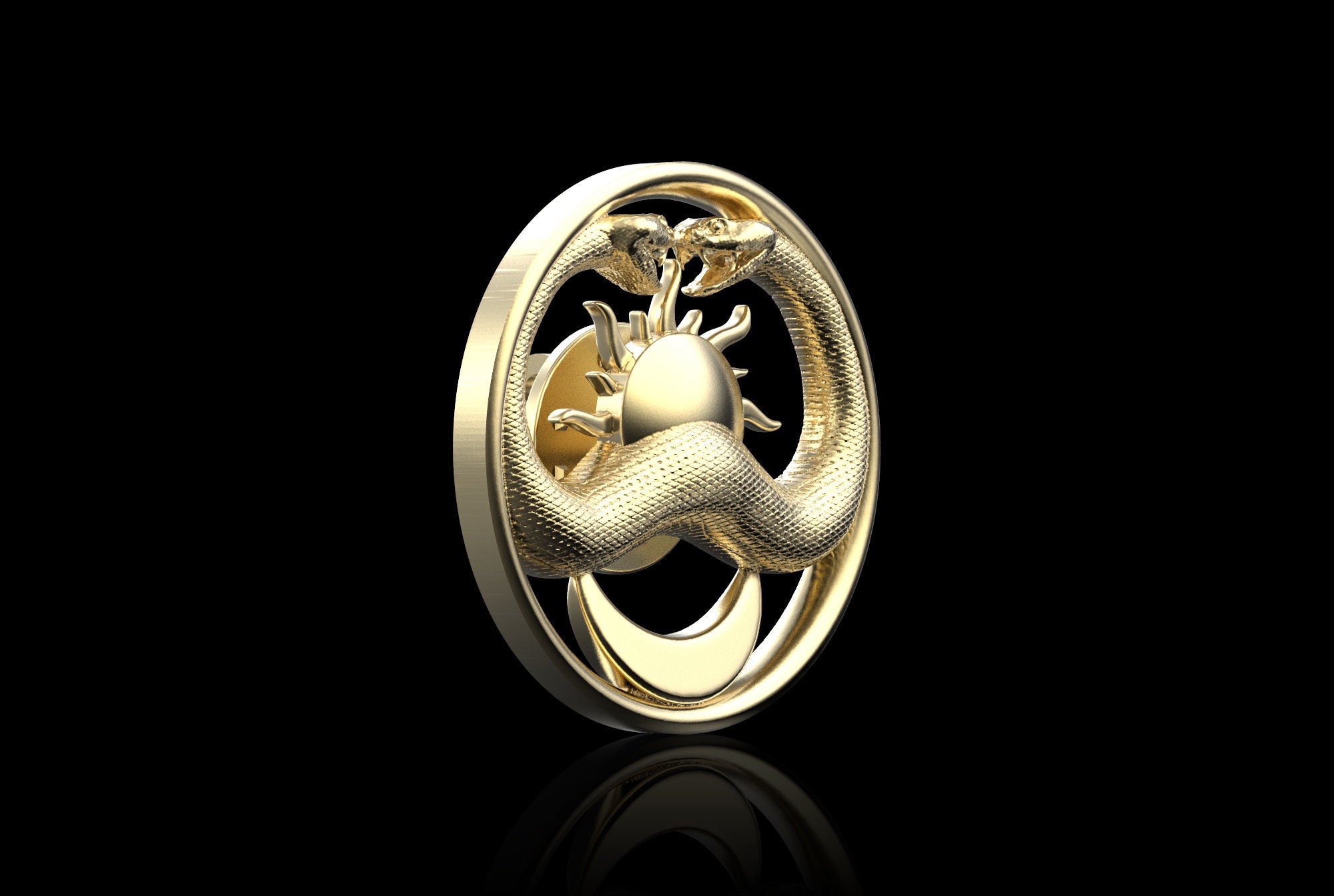 Bronze Thulsa Doom Snake Symbol Lapel Pin Conan the Barbarian - Etsy