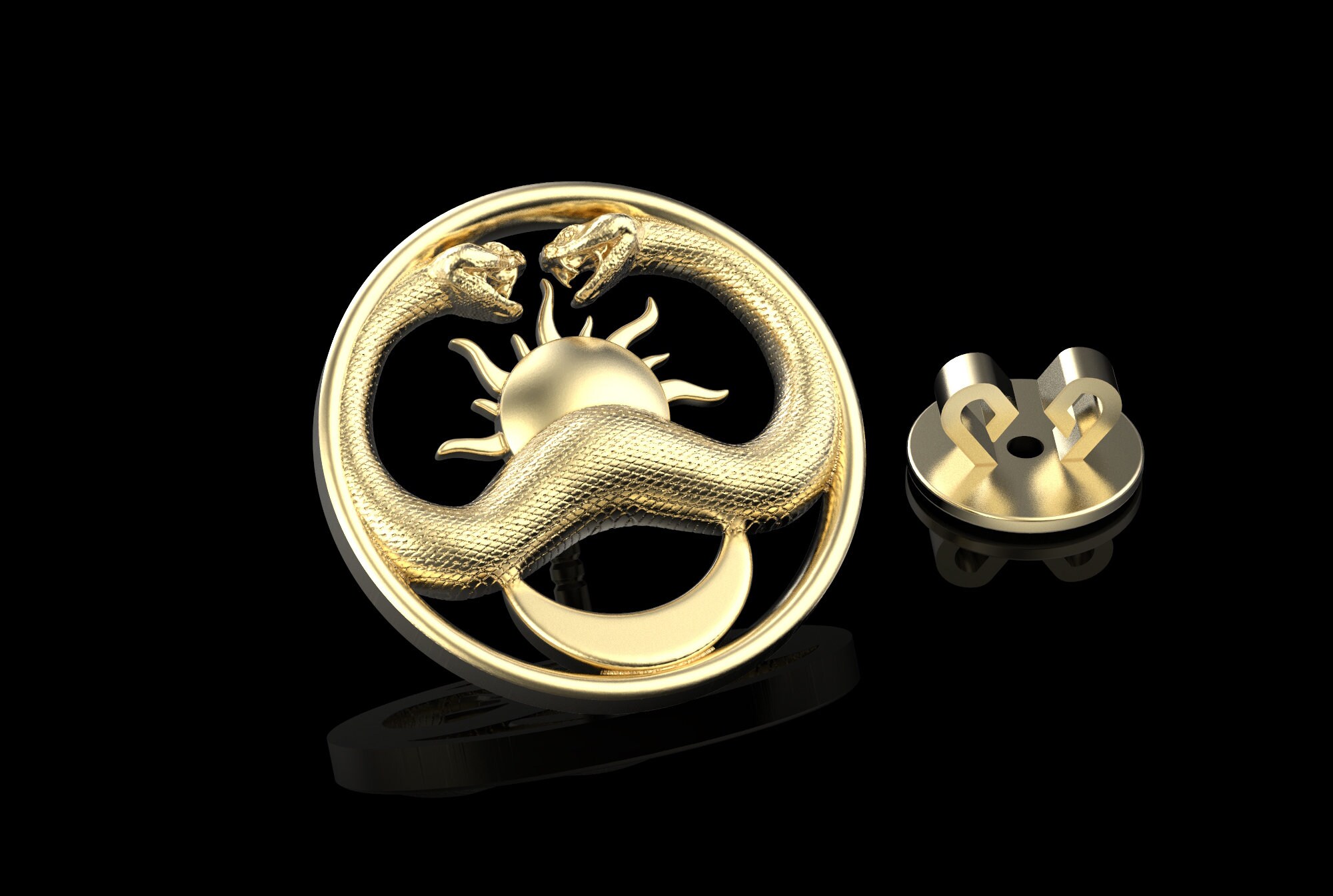 Bronze Thulsa Doom Snake Symbol Lapel Pin Conan the Barbarian - Etsy