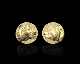 Bear Cufflinks - Etsy