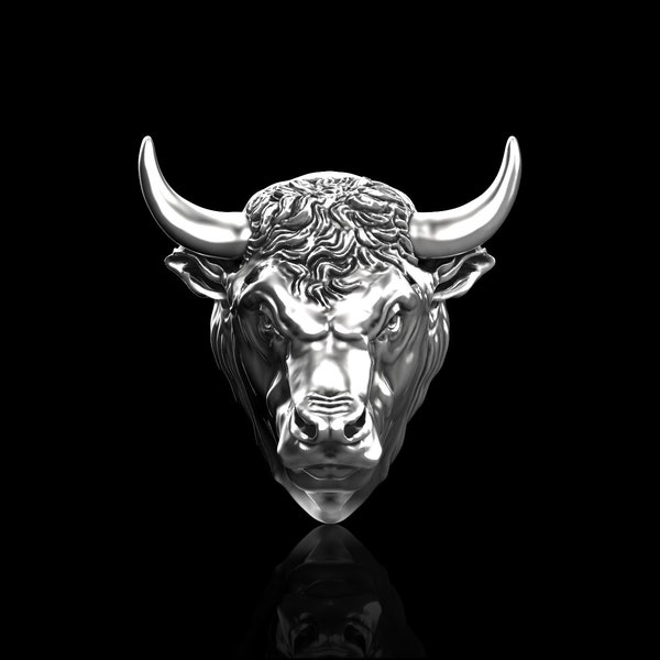 Bull Brooch - Etsy