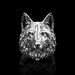 Silver Men Wolf Ring Wolf Sterling Silver Men's Signet - Etsy