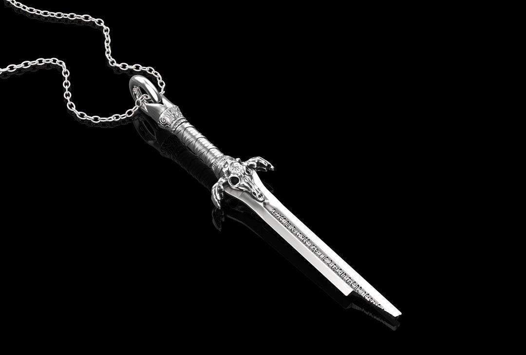 Sterling Silver Conan the Barbarian Father's Broken Sword Pendant ...