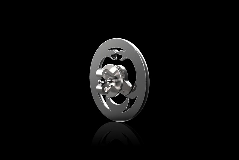Sterling Silver Thulsa Doom Snake Symbol Lapel Pin, Conan the Barbarian ...